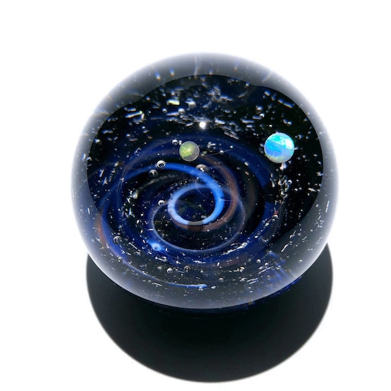 Solar System Paperweights Glass