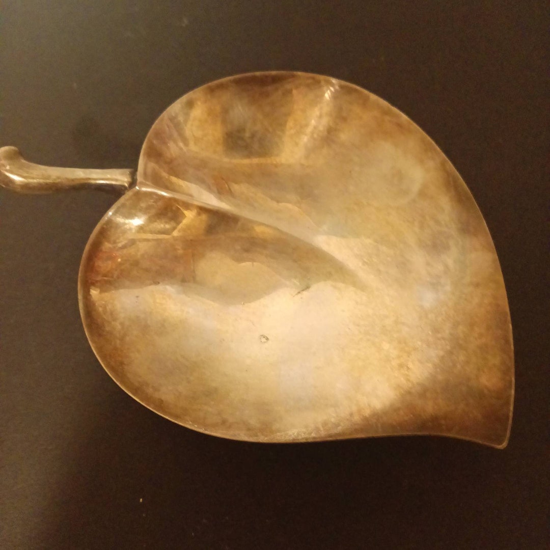 Vintage F. B. ROGERS SILVER CO. Leaf Shape (silver Plate on Copper ...