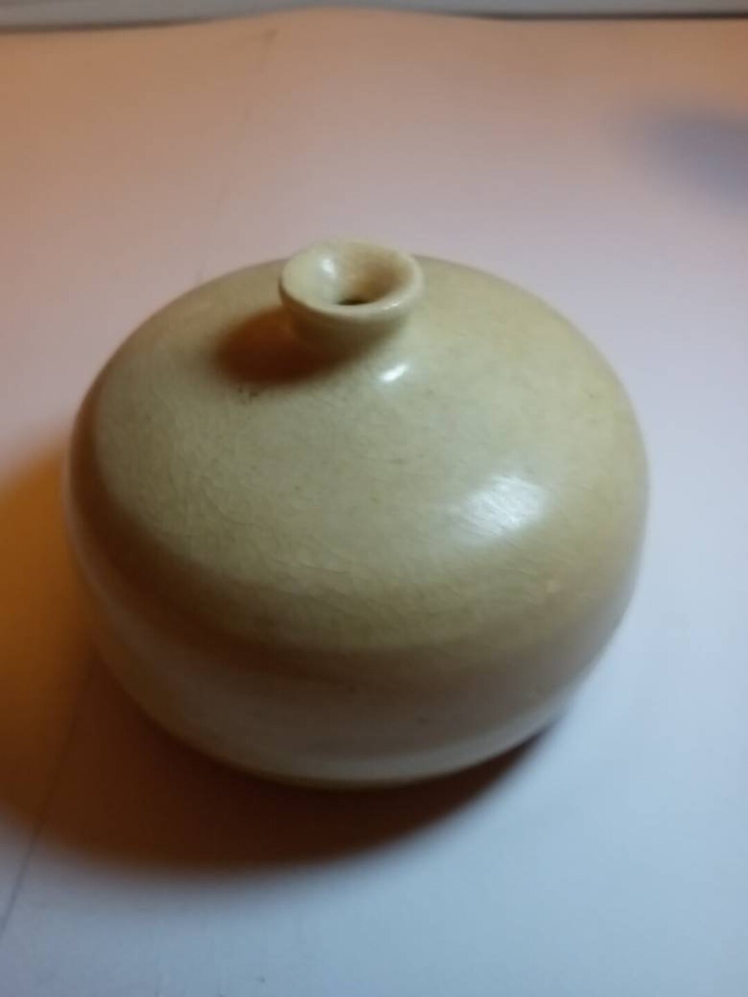 Vintage Hand Turned (SANTA CRUZ Pottery), Aptos California "squat" Bud ...