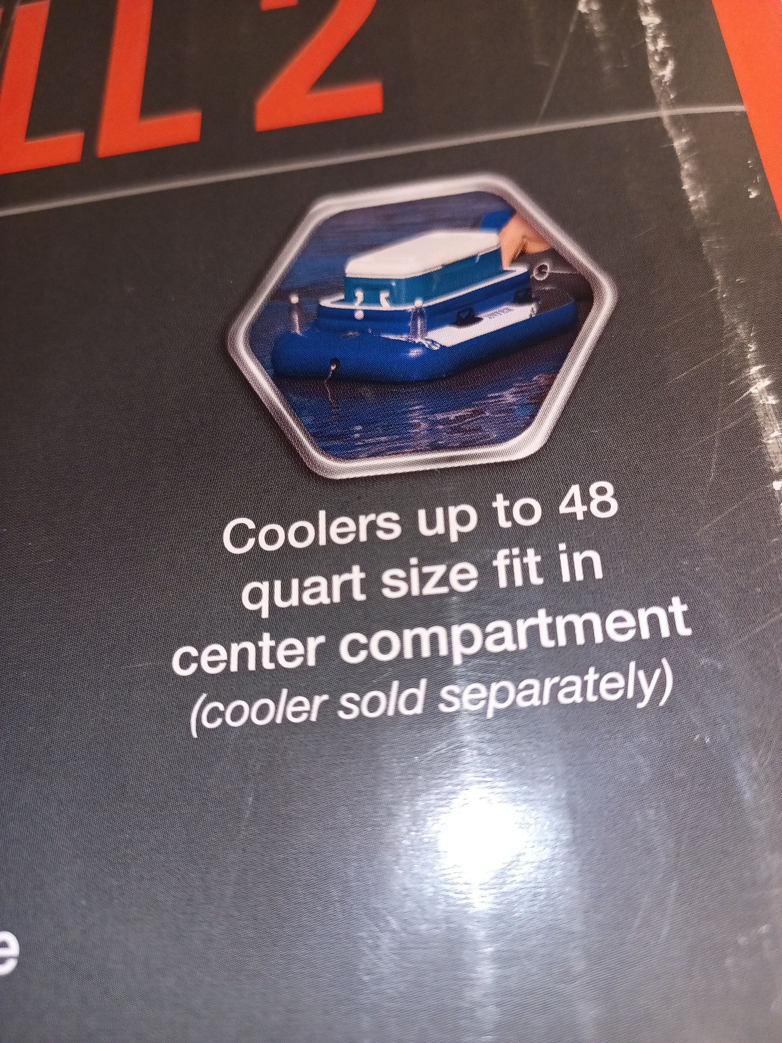 Intex Mega Chill 2 48" X 38" Inflatable Floating Cooler - NEW - Open ...