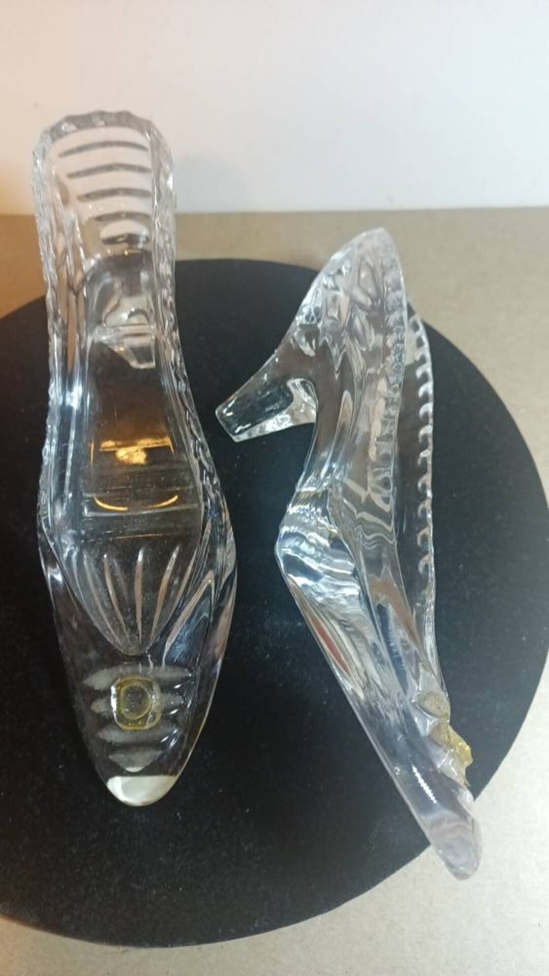 Cinderella Solid Glass Clear Slipper BLEIKRISTALL - Lead Crystal ...