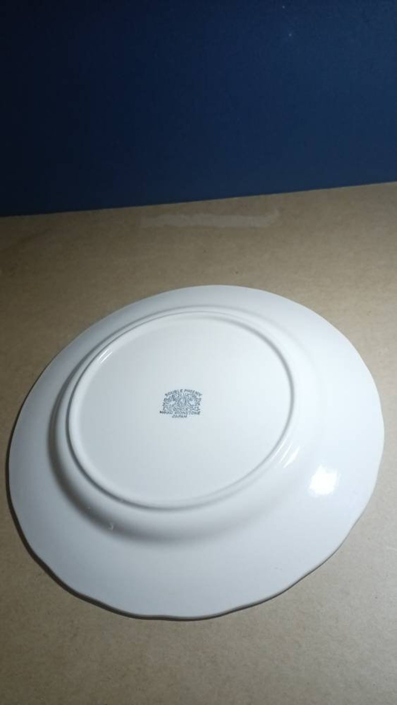 DOUBLE PHOENIX Nikko Ironstone 2 Floral Serving Plates JAPAN - Etsy