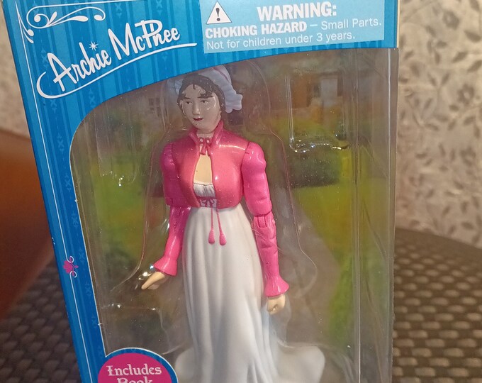 JANE AUSTEN Action Figure 2013 Archie MCPHEE Includes Book and Quill ...
