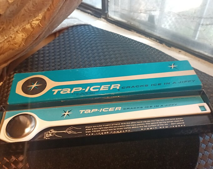 Vintage 1950's TAP-ICER Ice Cracker Still in Original Box Cracks Ice in ...