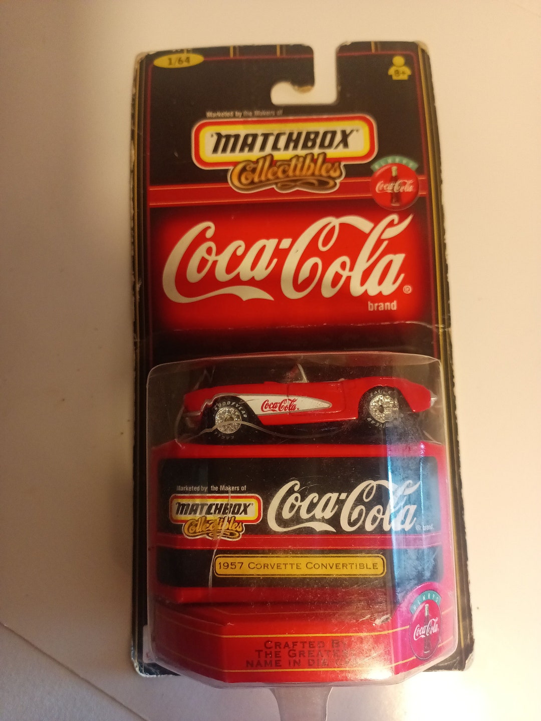 Matchbox Collectibles Coca-cola Brand 1957 Corvette CONVERTIBLE - Etsy