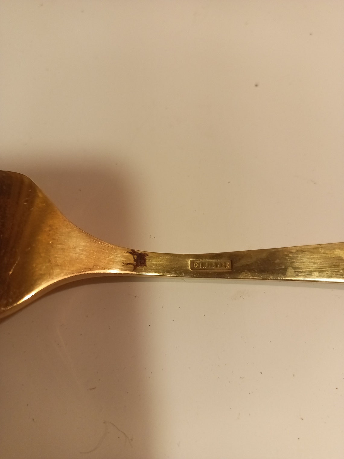 Vintage DIRIGOLD DIRILYTE GOLDWARE Flatware Meat Serving Fork - Etsy