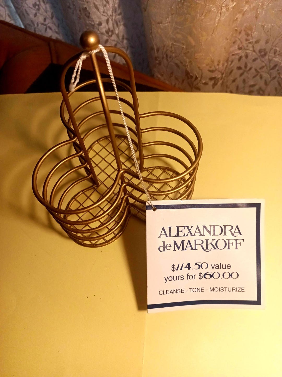 ALEXANDRA DE MARKOFF for Nordstroms Make-up Wire Basket - Etsy