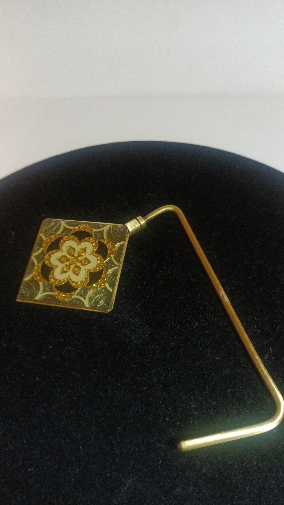 Diamond Shape Gold Covered Handbag TABLE HOOK - Etsy