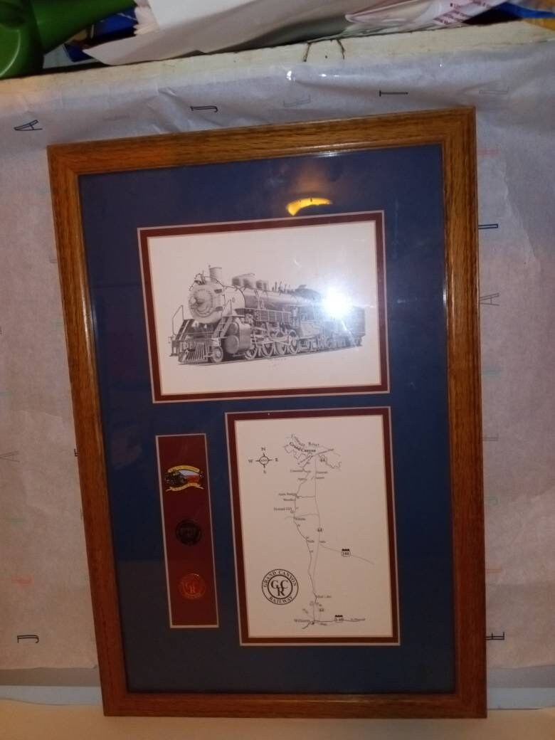 Collectible 1987 Railroad Art in Pen and Ink H L SCOTT III Including ...