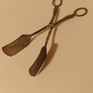 Vintage HINGED Stainless Steel Biscuit/pastry/serving TONGS - Etsy