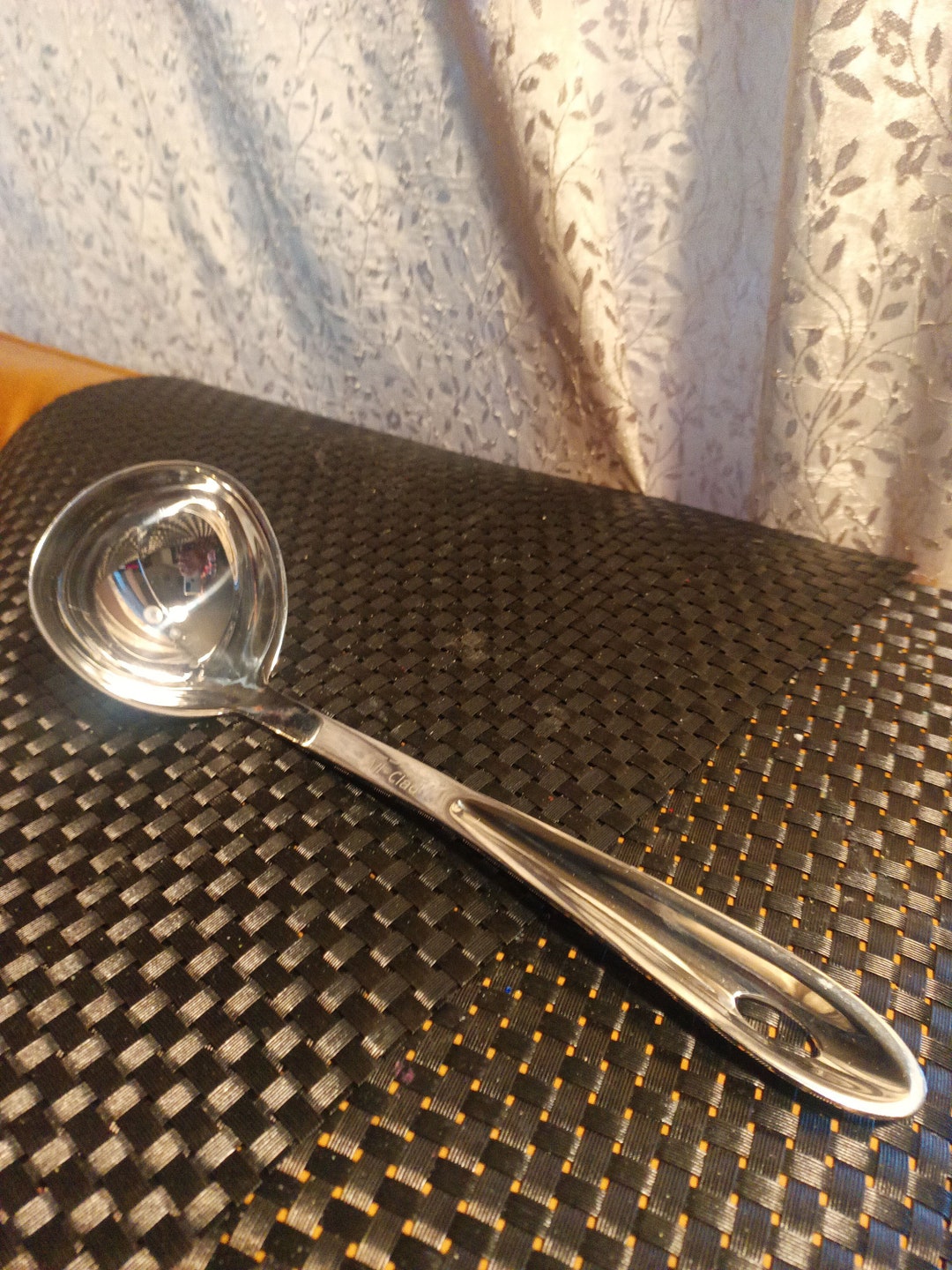 All-clad Stainless Steel Triangle Gravy Ladle/serving SPOON 9" LONG X 2 ...