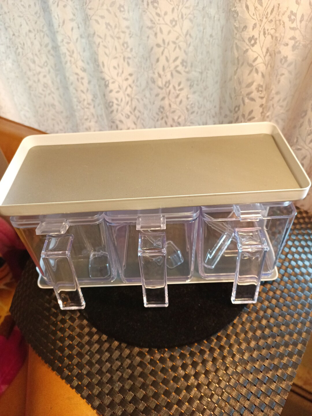 3 Draw Plexi-glass (with Scoops) Kitchen Storage/organizer (1 Piece) BIN SET - Etsy