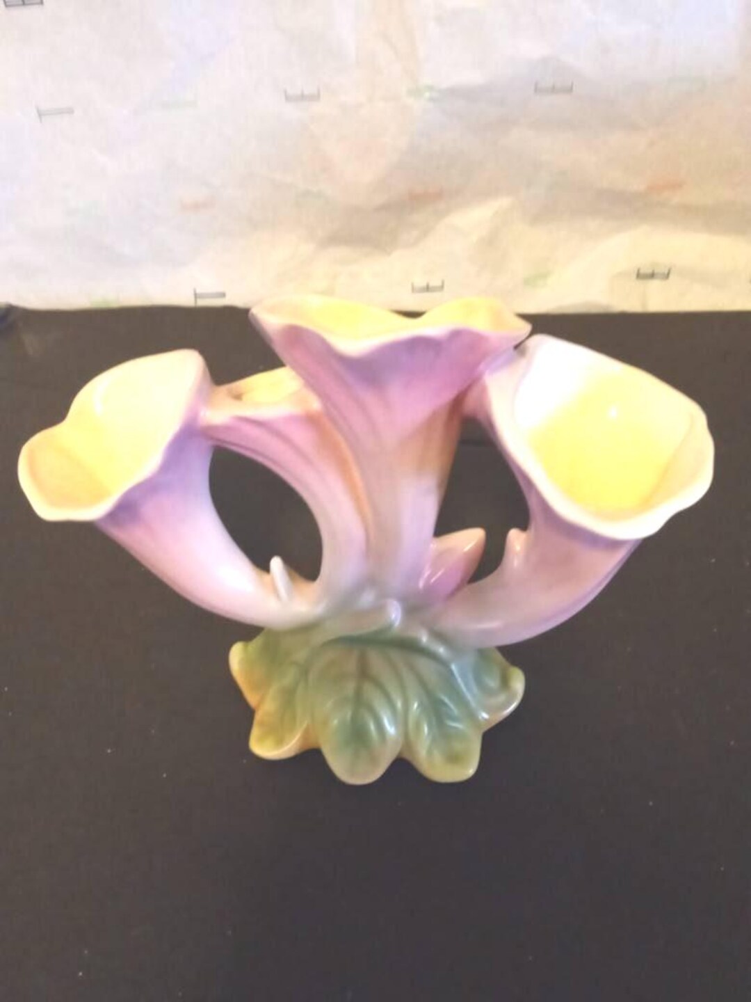 Vintage (COVENTRY) Four Neck Lilly Ceramic Vase "made in the Usa" (ca ...