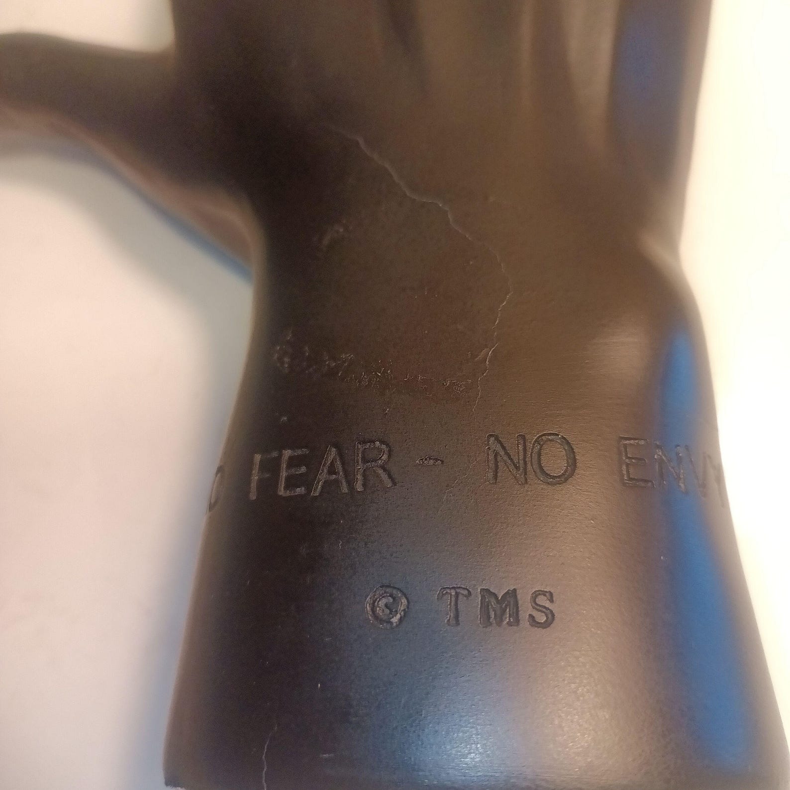 TMS Vitruvian Collection "no Fear No Envy" Hand Statue Art Sculpture ...