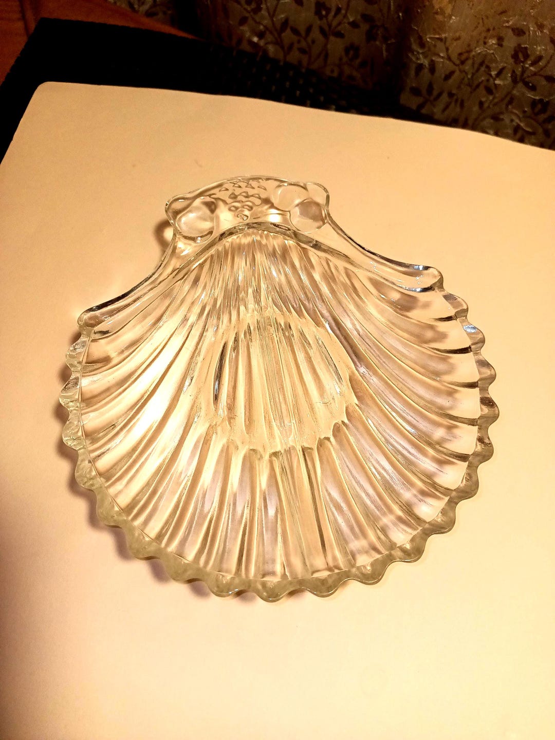 Clear CLAM Shell Shape (2 Part) Snack SERVING DISH - Etsy