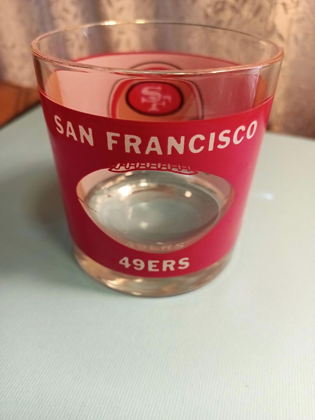 Vintage 1980's San Francisco 49ers Peekaboo Drinking Glass - Etsy