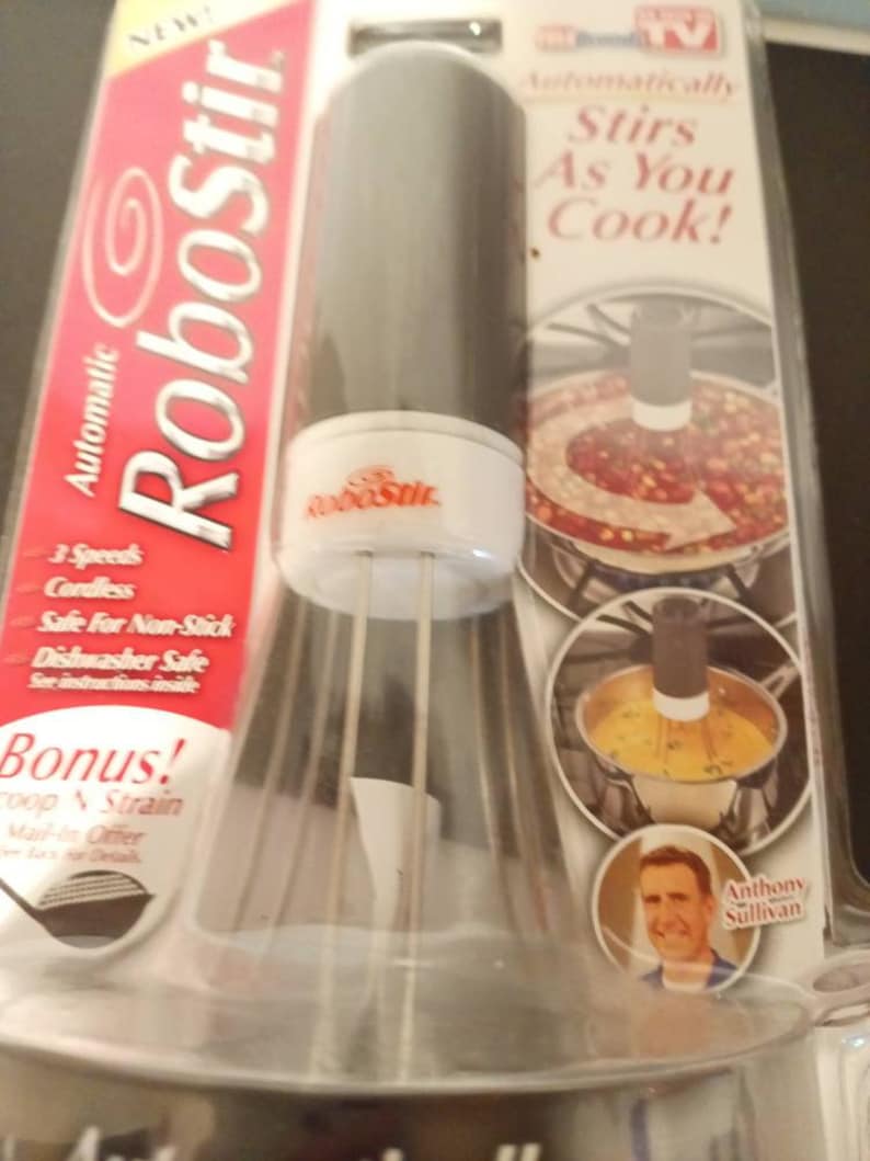 Robostir 3 Speed Cordless Automatic Stirrer Safe for Non-stick - Etsy