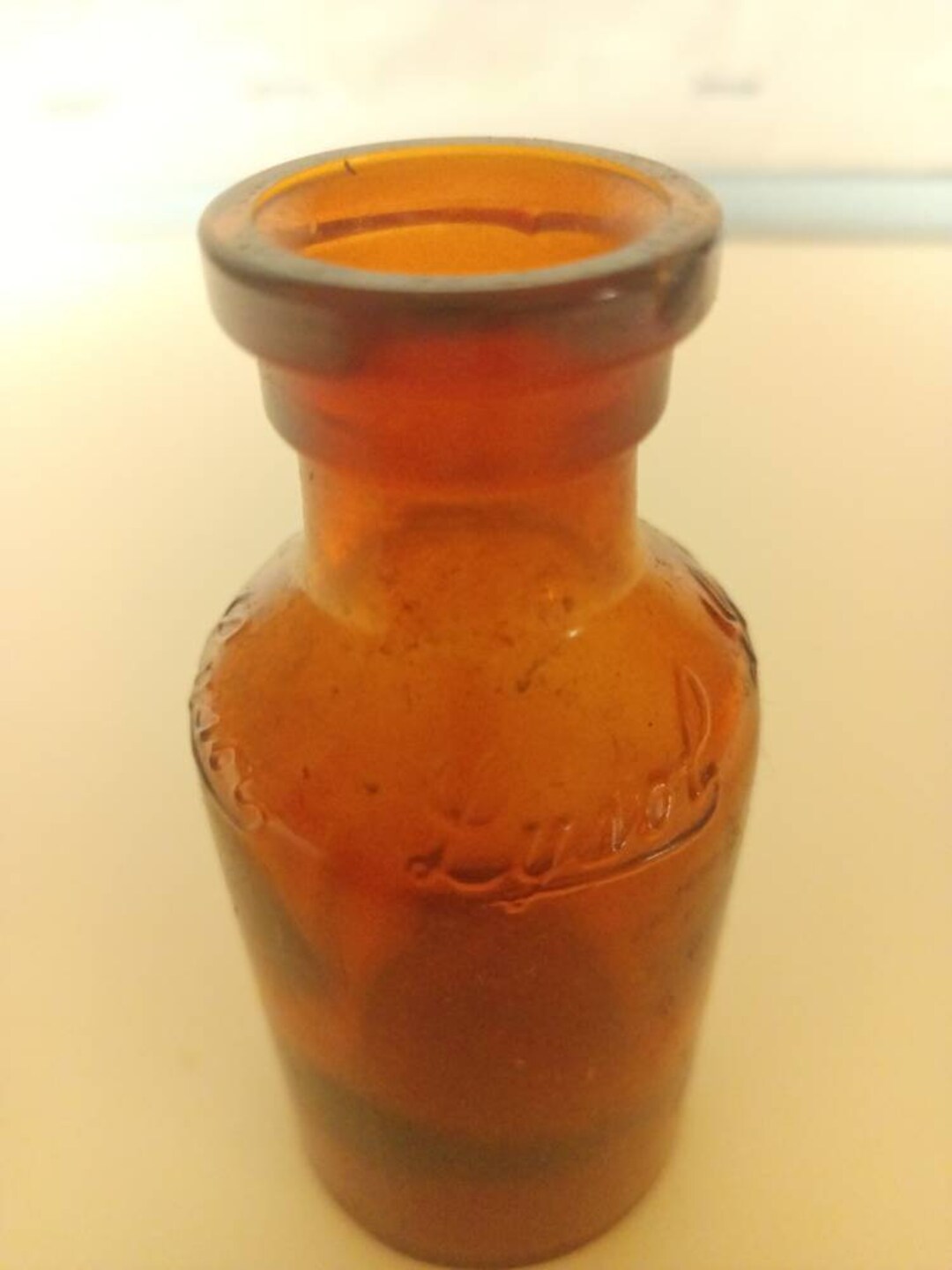 Vintage Mini LYSOL Amber/brown by (L&F Prod Corp) Bloomfield NJ USA ...