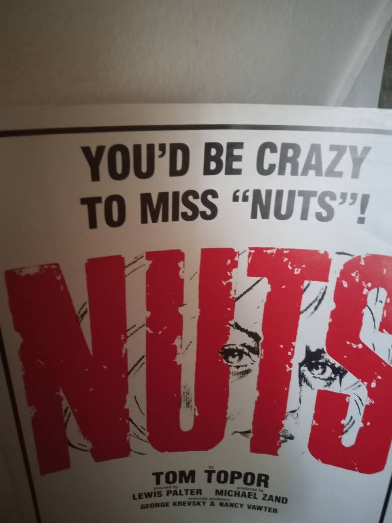 Vintage "nuts" BY "tom Topor" and Directed by Lewis Paltor Theatre ...