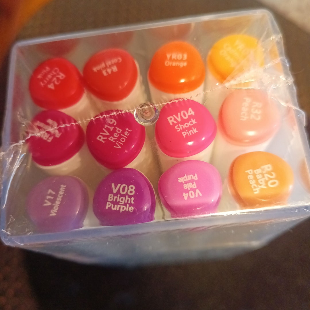 Typo Artist's Dual NIB Markers 12 Pack Includes: Chisel and BULLET ENDS ...