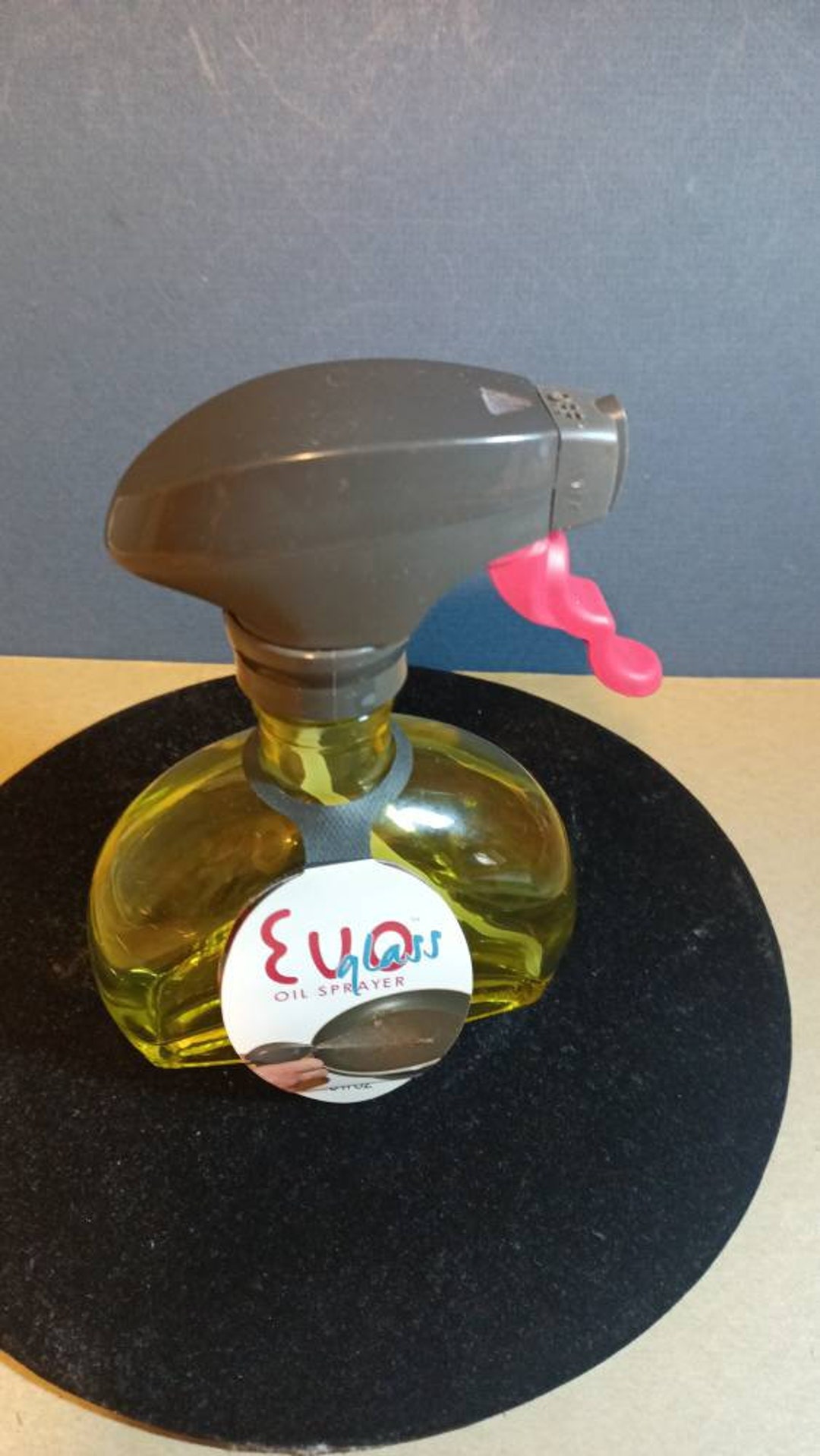 EVO Oil Sprayer Yellow Glass Bottle Non-aerosol for Cooking Oils - 6 FL ...