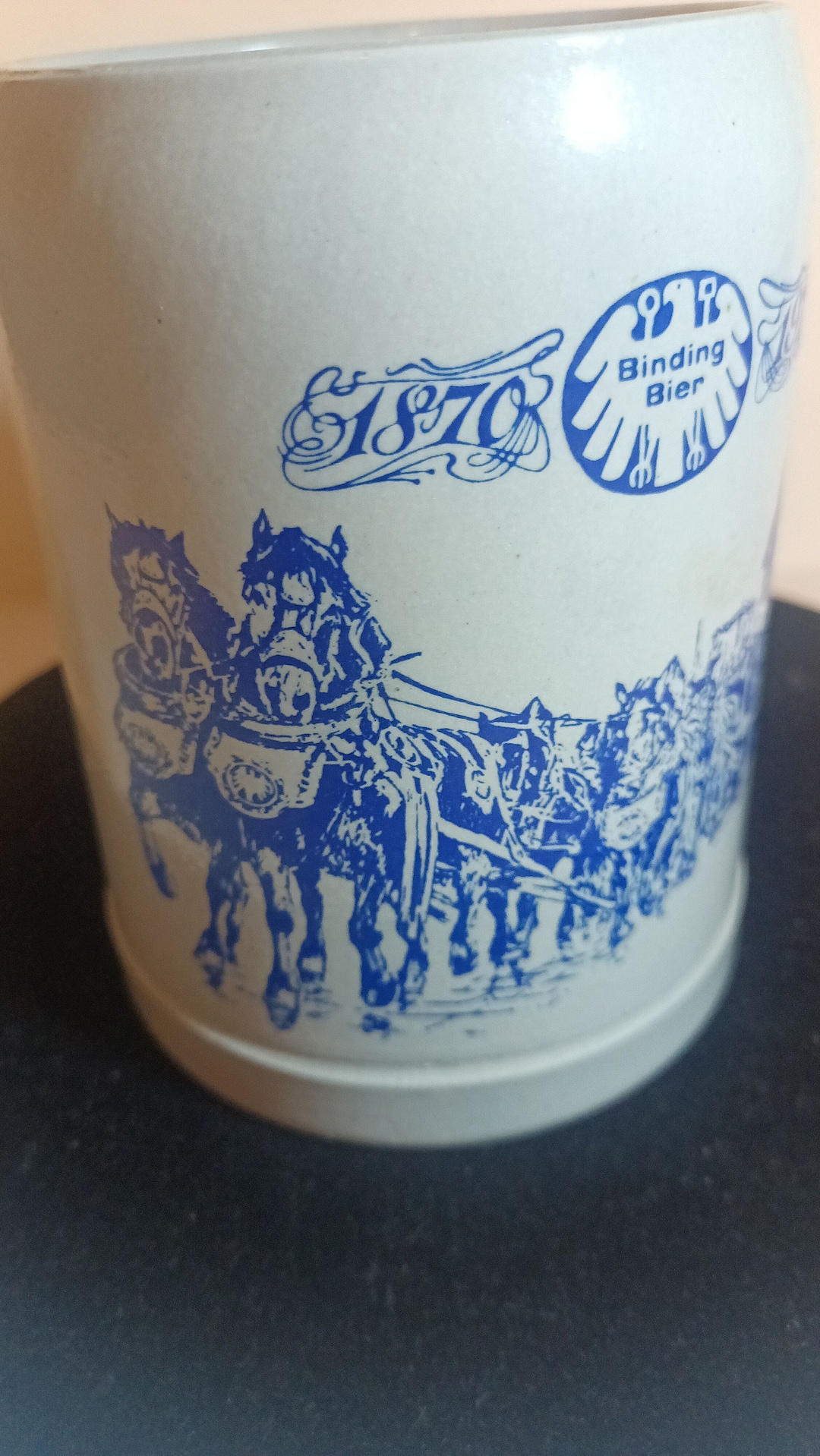 BINDING BIER - 100th Anniversary (1870-1970) Beer Mug Stoneware ...