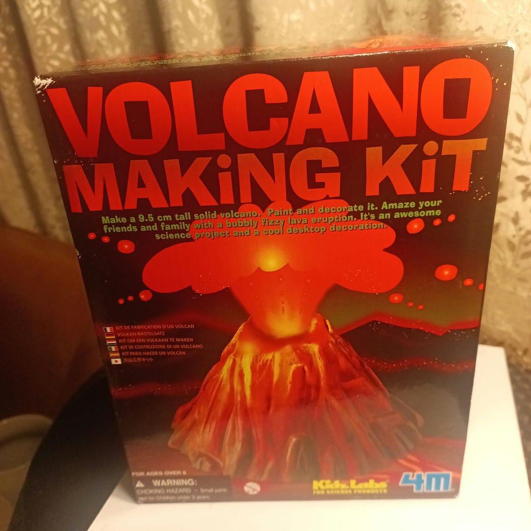KIDZ LAB 4 M Volcano Making Kit - Fun Science Project - Etsy