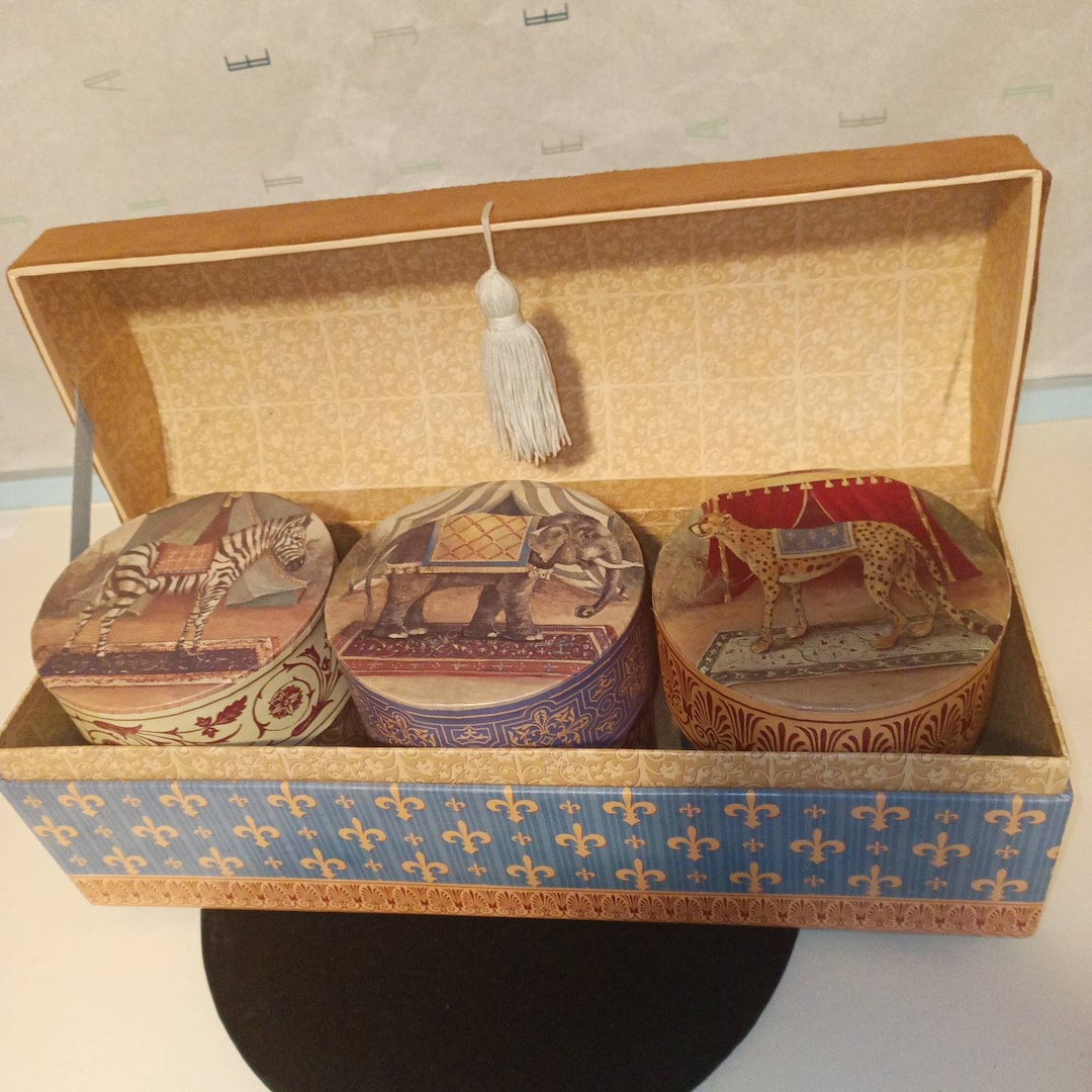HARDENBROOK STUDIO 2004 - 3 Round Hard Boxes Inserted Within a ...