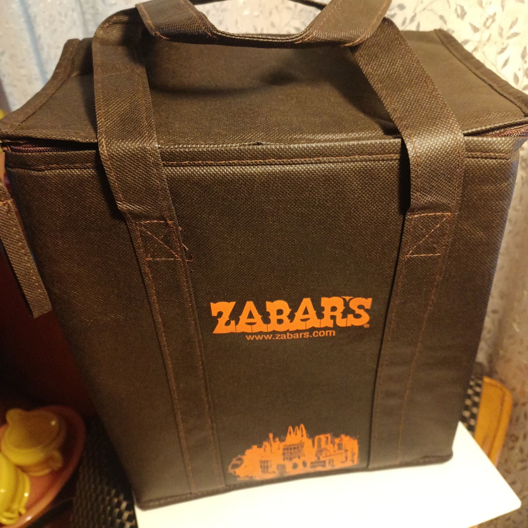 ZABAR'S Insulated/cooler Bag - NYC Deli - Zipper CLOSURE - Etsy