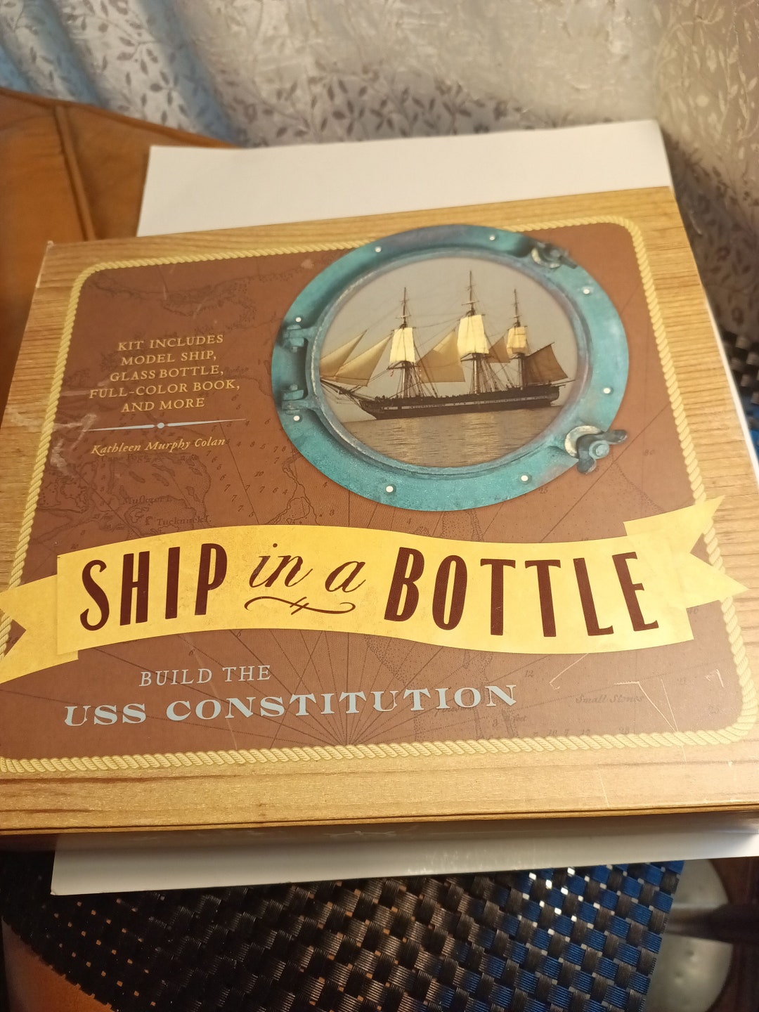 Kathleen MURPHY COLAN ship in a Bottle USS Constitution Model Kit New ...