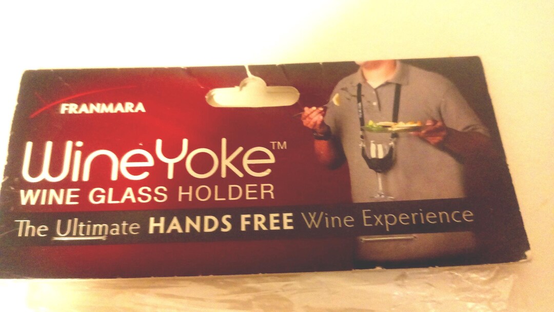 FRANMARA Wine Yoke Hands Free Wine Glass HOLDER - Etsy