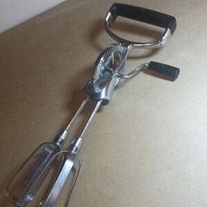 Vintage Ecko Manual Hand Mixer/egg Beater Heavy Duty Stainless Steel ...