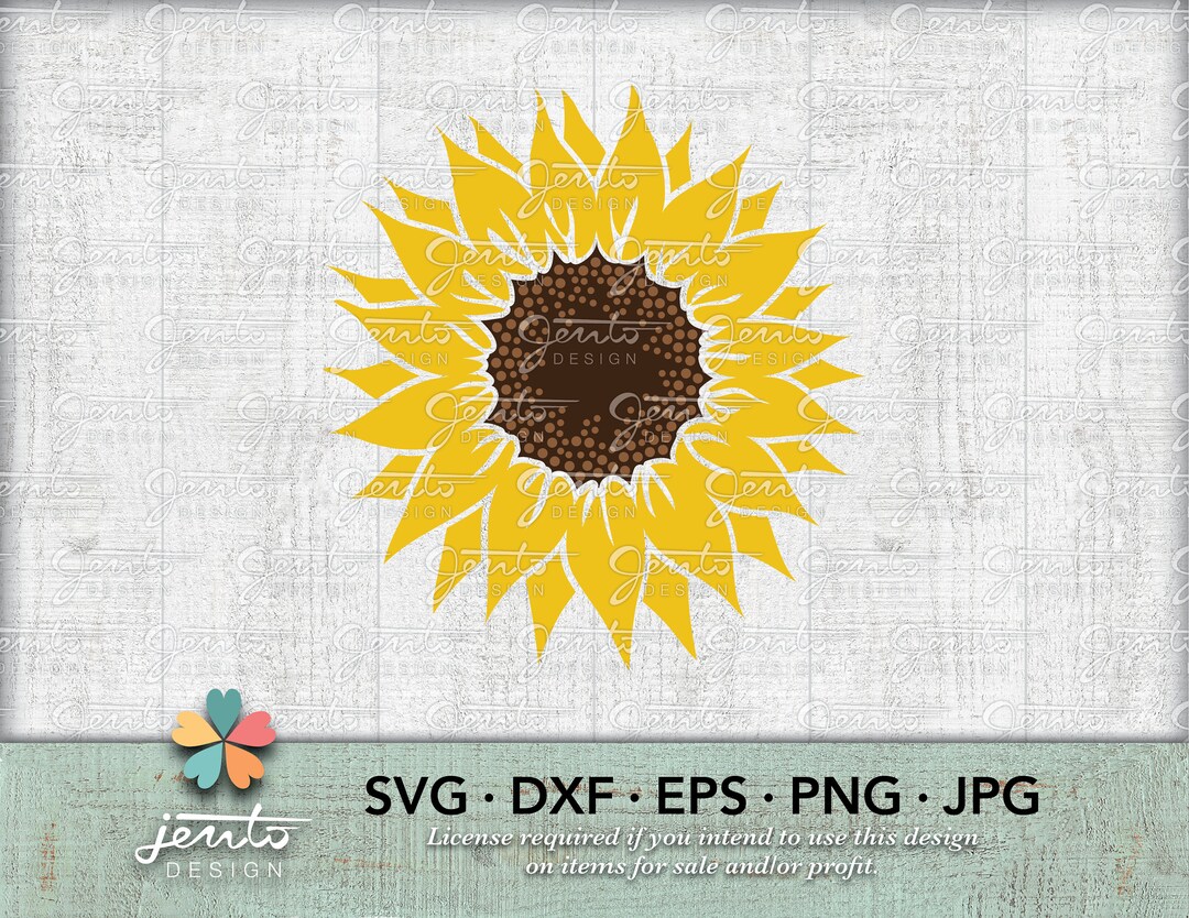 Sunflower, Bright Yellow Flower, Fall Decor, Layered SVG Cut Files ...