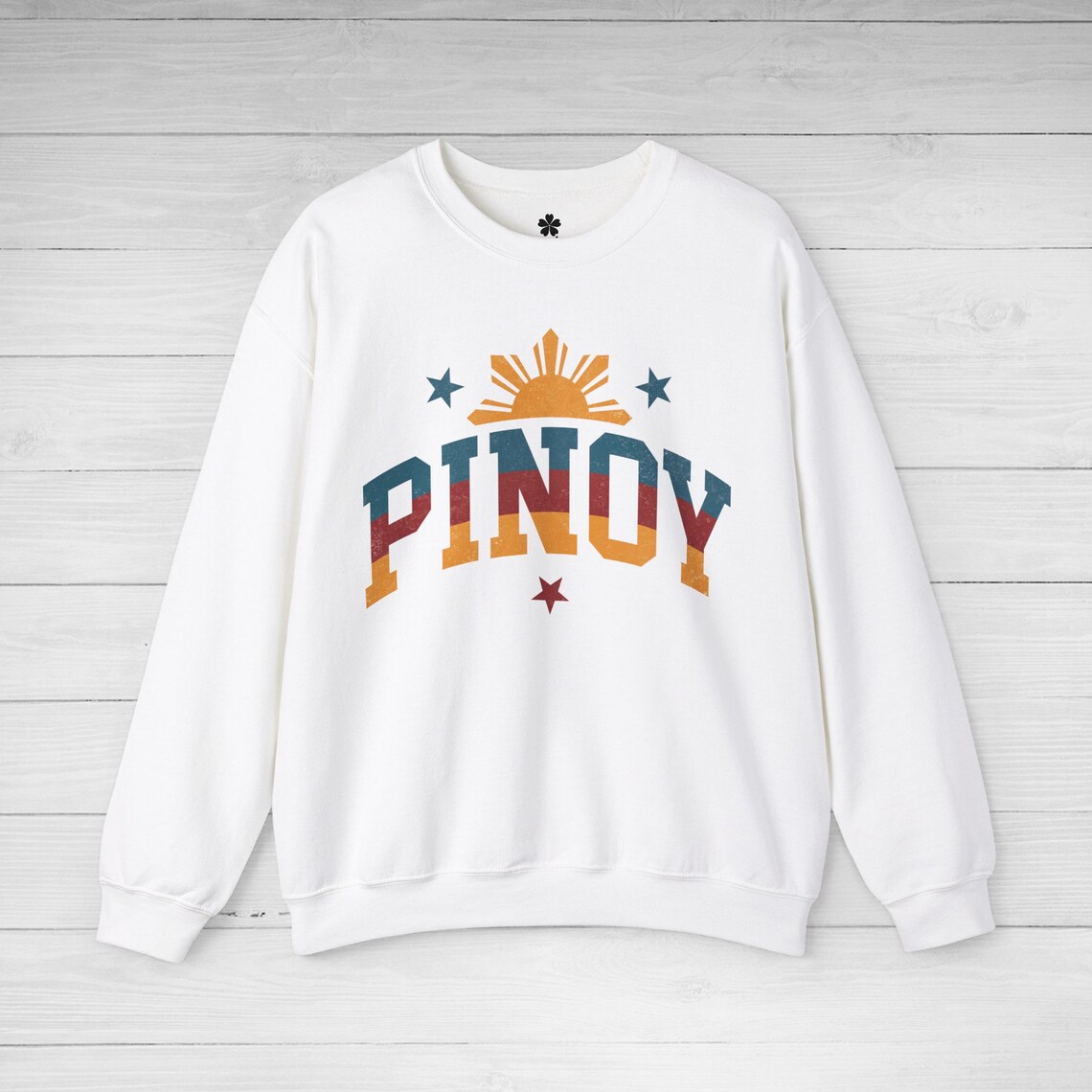 Retro Pinoy Sweatshirt, Philippine Sun Top Filipino Apparel, Gift for ...