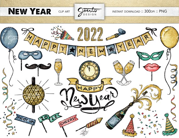 New Year Ball Drop Clipart