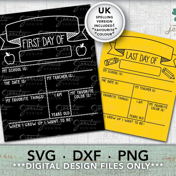 First Day of School Sign Svg - Etsy