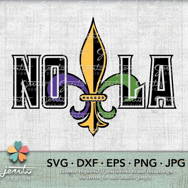 Nola Mardi Gras Svg - Etsy