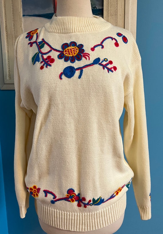 Vintage embroidered french - Gem