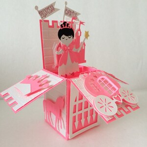 Princess Castle Card in A Box - Etsy