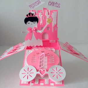 Princess Castle Card in A Box - Etsy