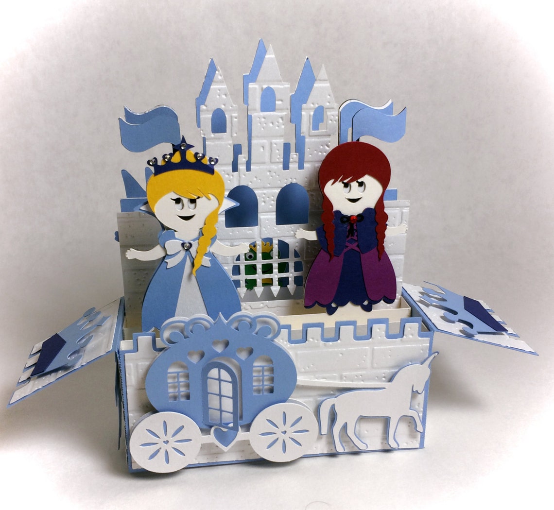 Princess Castle Card in A Box New - Etsy