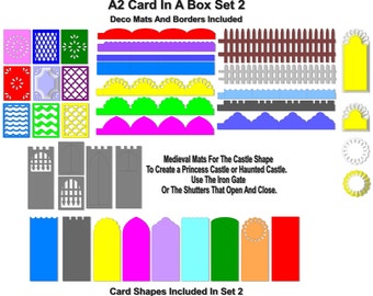 Card in A Box 3D SVG 9 Styles 18 Patterns Plus Extras - Etsy