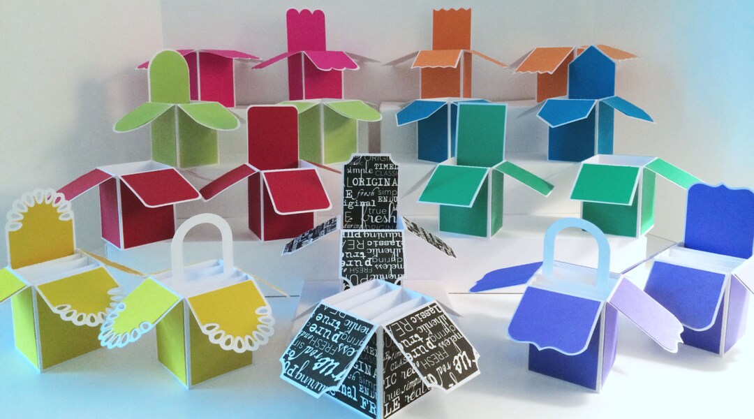 Card in A Box 3D SVG 9 Styles 18 Patterns Plus Extras - Etsy