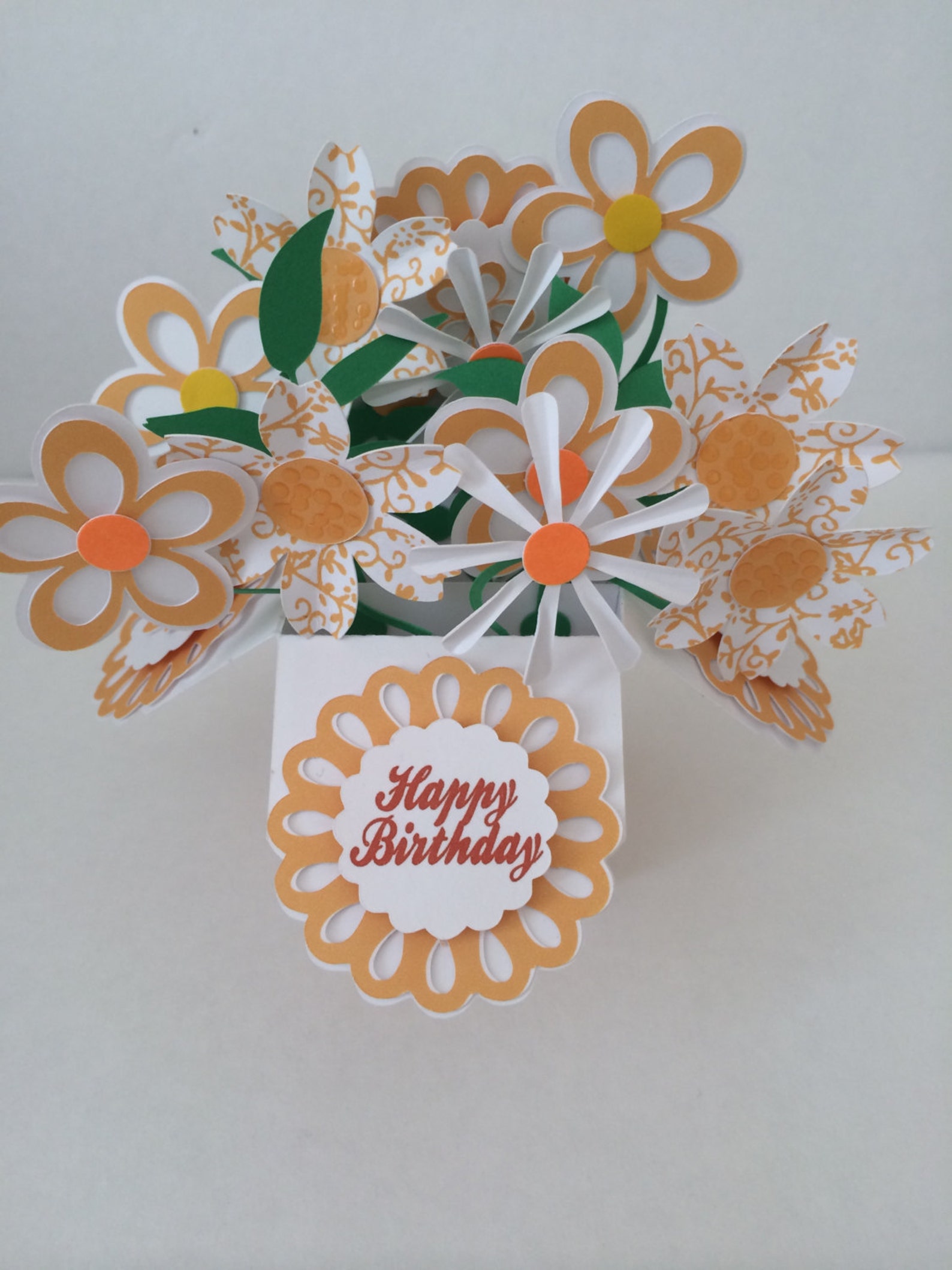 Birthday Bouquet Card in A Box - Etsy
