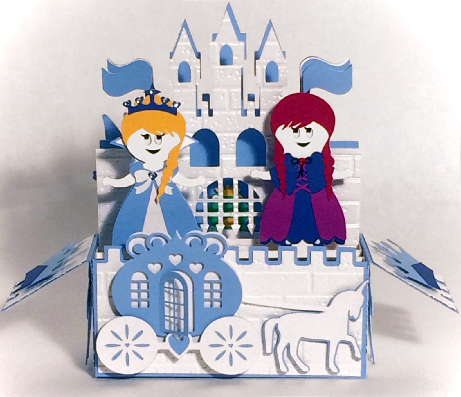 Princess Castle Card in A Box New - Etsy