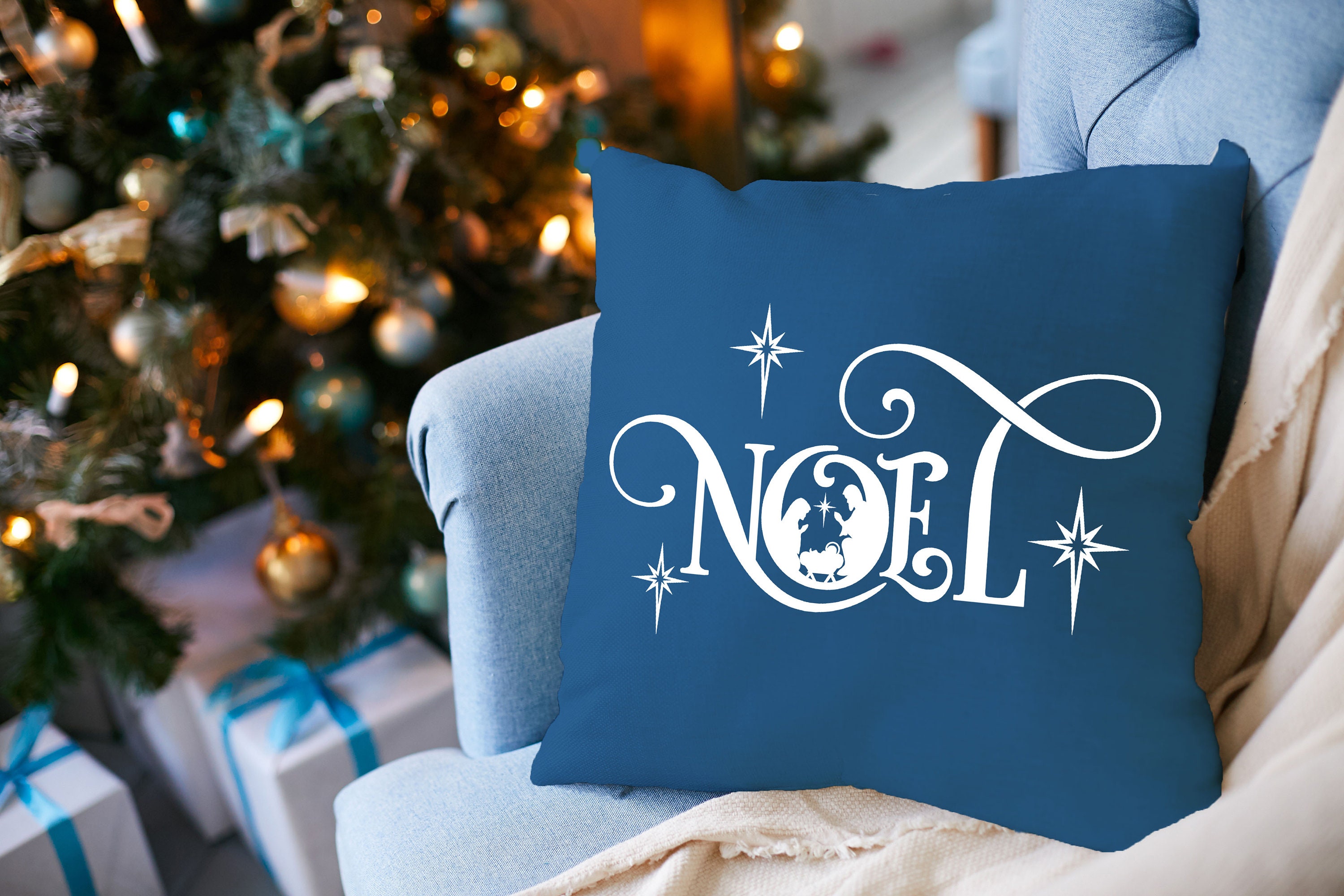 Noel Nativity Vector SVG Art | Etsy