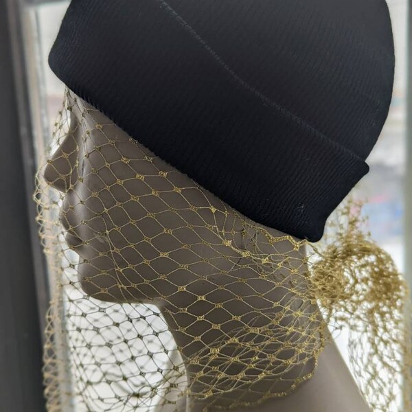 Veiled Beanie - Etsy
