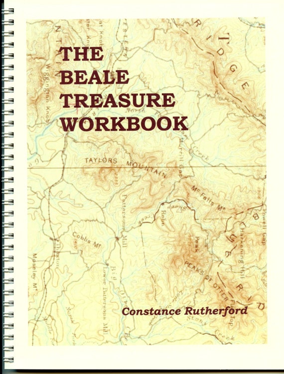 The BEALE TREASURE WORKBOOK With Synopsis of the Mystery | Etsy