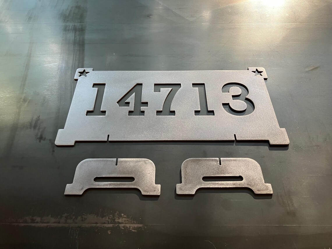 Steel Address Sign - Etsy