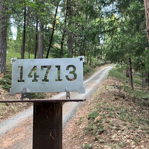 Steel Address Sign - Etsy